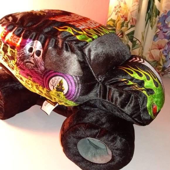 MONSTER JAM PLUSH | Toys | Monster Jam Grave Digger Plush 3 Truck Soft ...